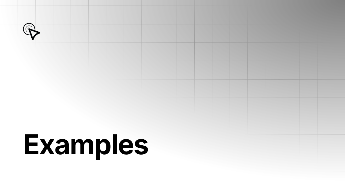 Examples | One-Click Docs